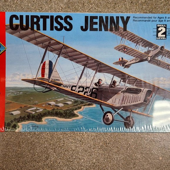 Lindberg | Toys | Lindberg Golden Age Biplanes Curtiss Jenny Model ...